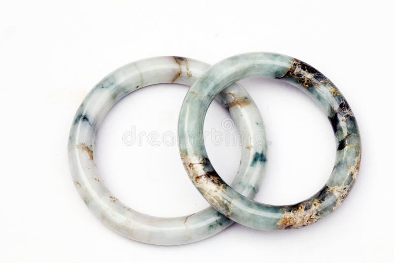 Jade Bracelets at the Market Stock Photo - Image of smooth, commodity ...