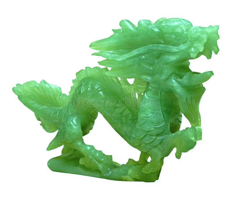 Jade Dragon Ornament stock photo. Image of dragon, craftsmanship - 24013112