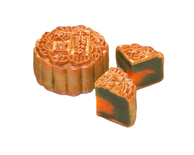 Jade Lotus Single Yolk Moon Cake Stock Image - Image of gourmet, bakery ...
