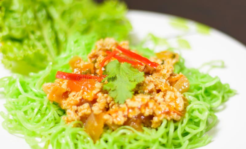Jade Noodle imagen de archivo. Imagen de tallarines, almuerzo - 46454597