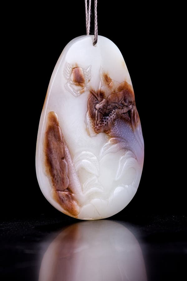 Jade pendant stock photo. Image of luxury, elements, pendant - 43293970
