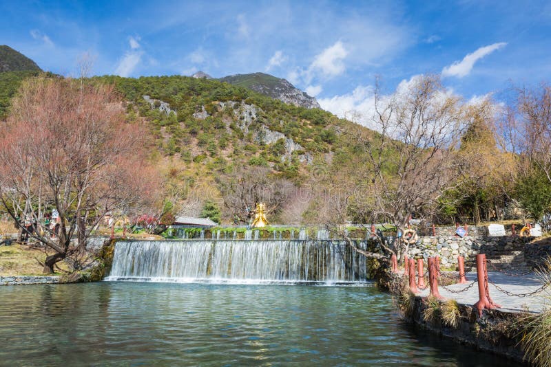 Jade Water Village stock foto. Image of reis, water, azië - 69719286
