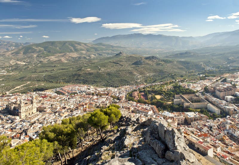Jaen City Spain stock photo. Image of travel, castle - 22033298