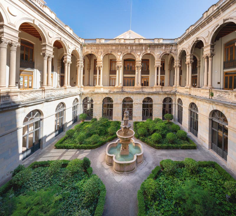 Jaen Provincial Palace Courtyard - Jaen, Spain Editorial Photo - Image ...
