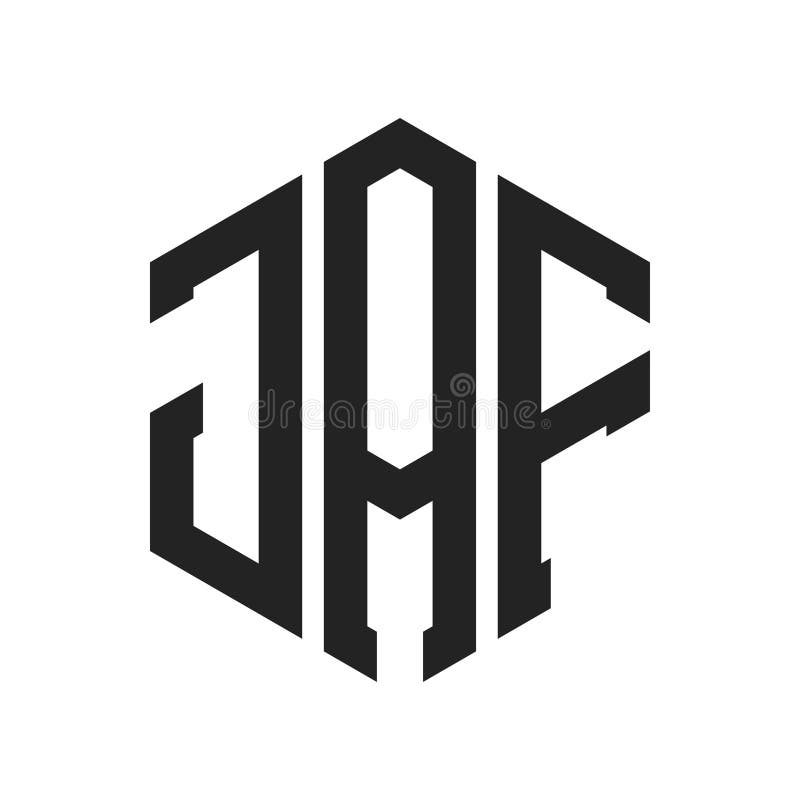 JAF Logo Design. Initial Letter JAF Monogram Logo Using Hexagon Shape ...