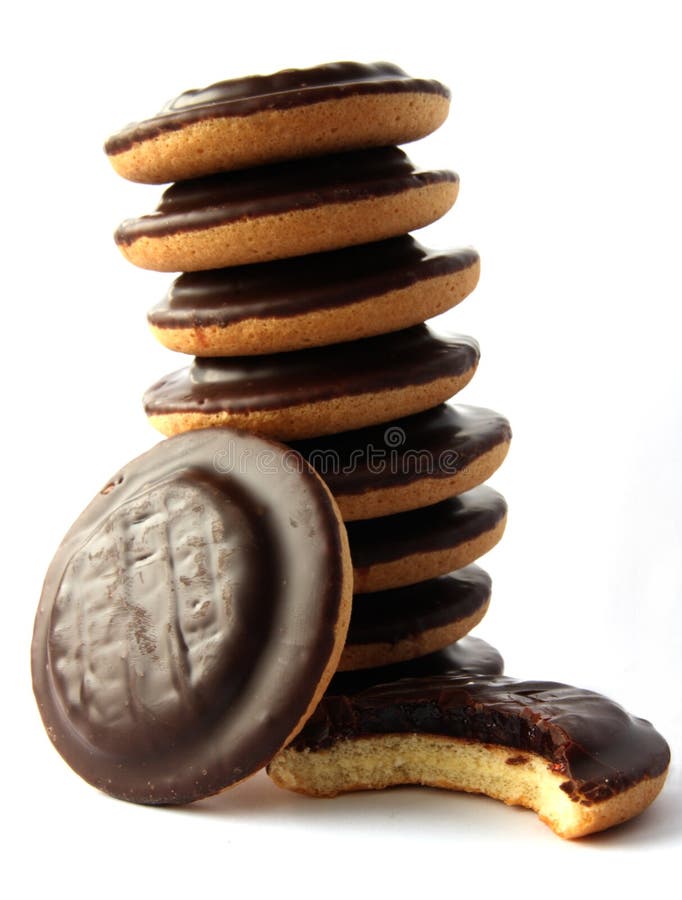 Jaffa Cakes - Traditional Sweet Cookies Stock Photo - Image of ...