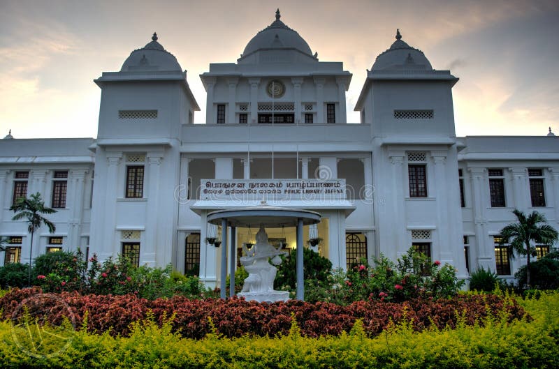 Jaffna public library stock photo. Image of jaffna, lanka - 79951576
