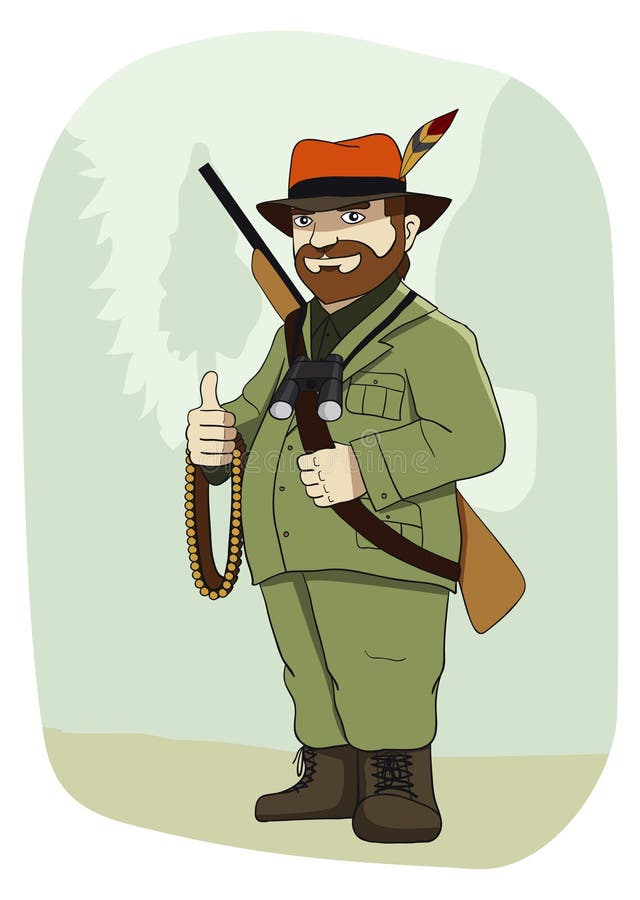 Jager stock illustratie. Illustration of illustratie - 15141922