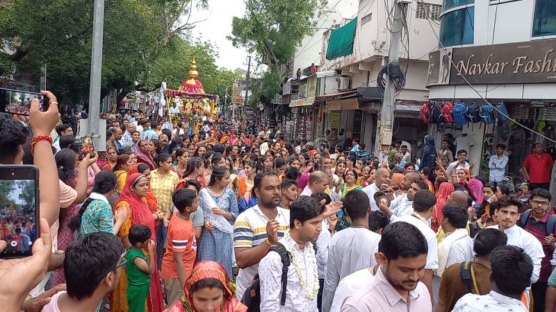 Jaggannath rath yatra editorial photography. Image of woman - 258021207