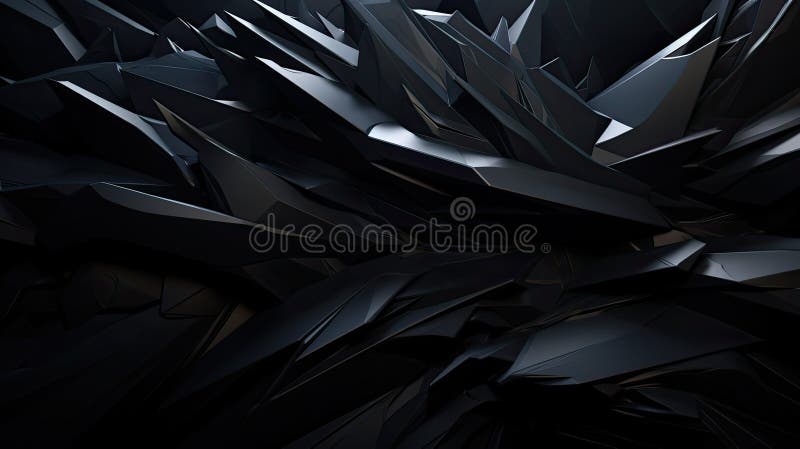 Jagged Abstract Dark Background Stock Illustration - Illustration of ...