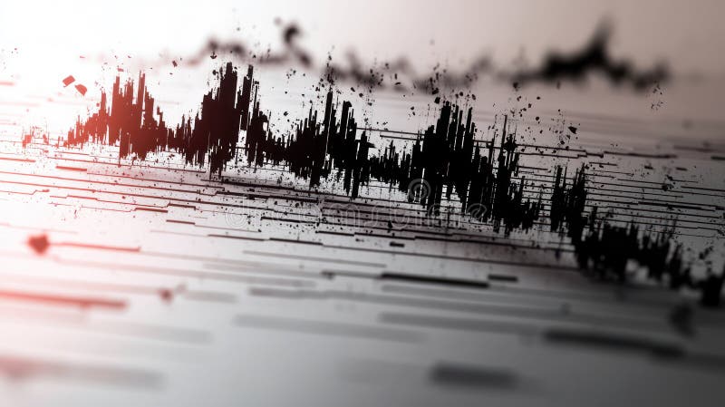 The Earthquake Curve Graph Shows the Long, Thick Red Line. the ...