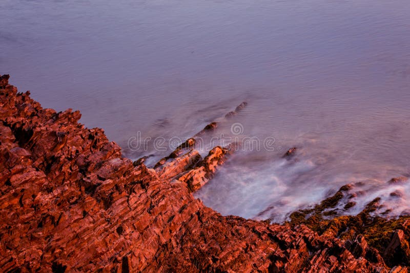 Jagged Cliffs of Nova Scotia Stock Image - Image of ocean, water: 66791401
