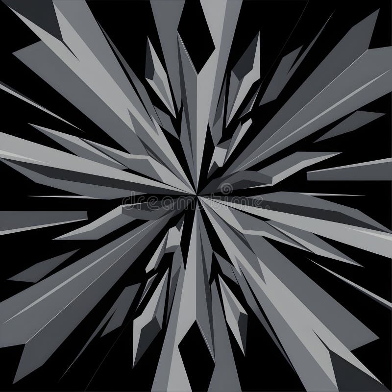 Jagged Crystalline Structures Stock Illustrations – 169 Jagged ...