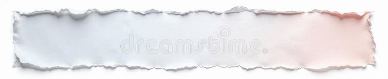 Jagged, Frayed Edges of a Torn Piece of White Paper , White, Blank ...
