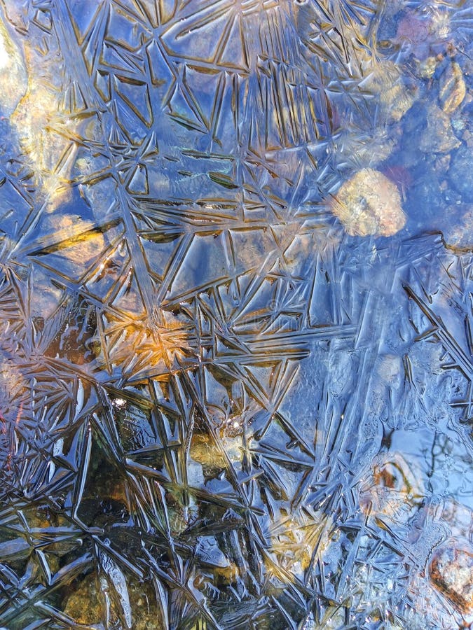 Ice Texture. Frozen River. Background Nature. Abstract Nature. Stock ...