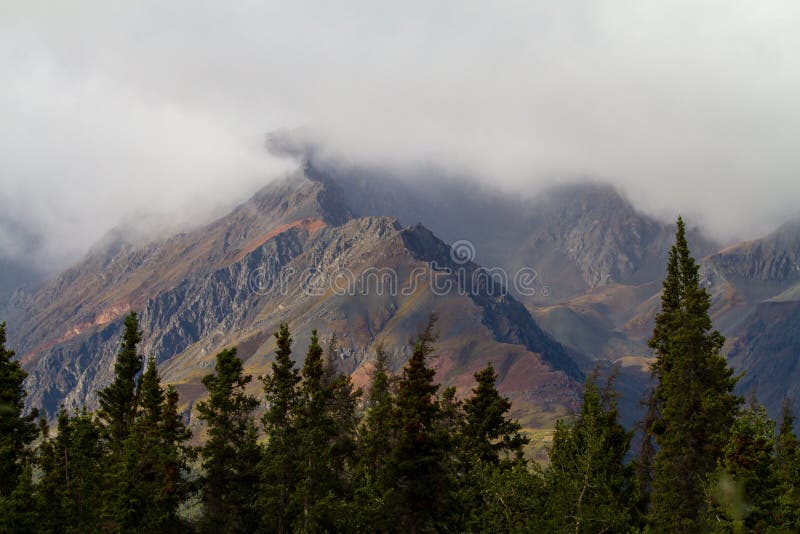 Jagged Mountain Range stock image. Image of mountains - 74323577