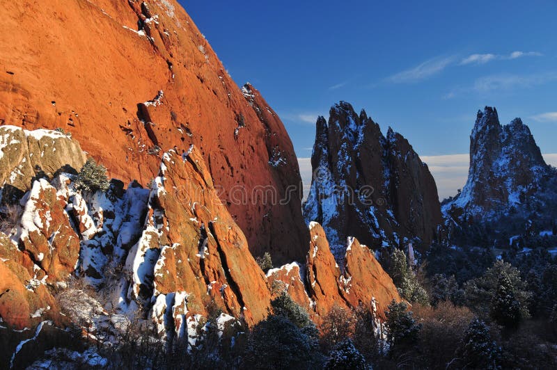 Jagged mountains stock image. Image of sunset, sundown - 26068089