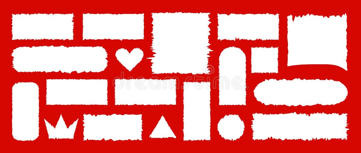 White Jagged Edge Rectangle Stock Illustrations – 634 White Jagged Edge ...