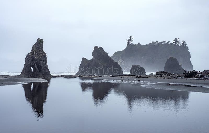 Ruby Beach, Olympic National Park, WA Stock Photo - Image of north ...
