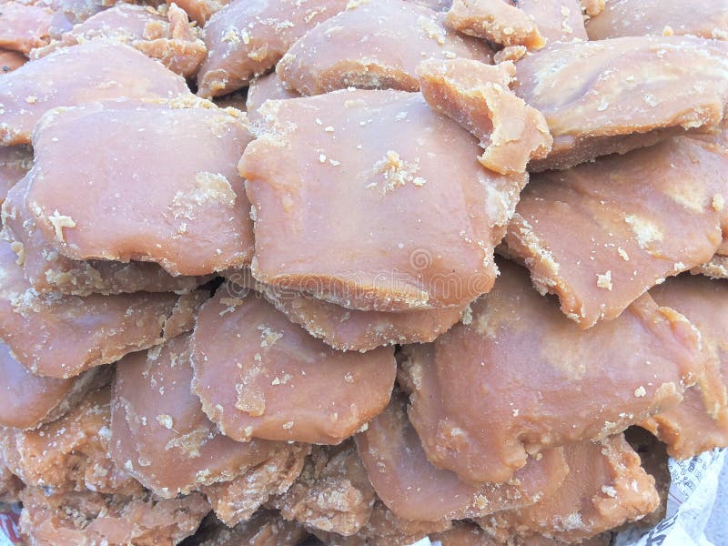 Close Up Of Jaggery Palm Tree Caryota Urens Against Palm Leaves And ...