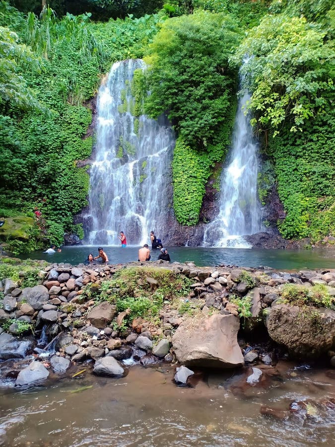 Jagir Waterfall, Banyuwangi. Stock Image - Image of wilderness, water ...