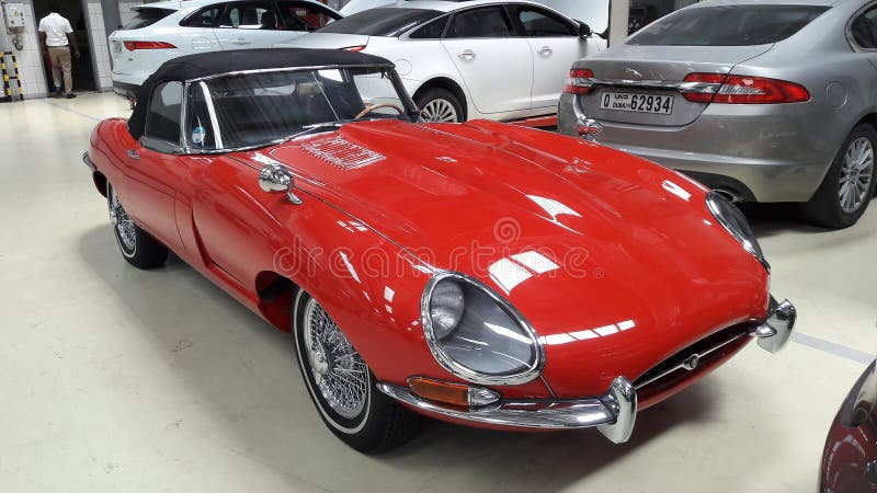 Jaguar car editorial photography. Image of model, shop - 95302657