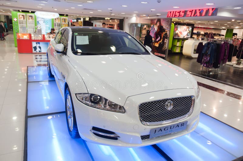 Jaguar Car in Shopping Mall Editorial Photo - Image of centre, central ...