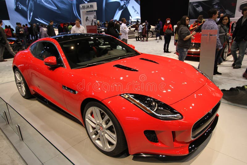 Jaguar F - TYPE R Coupe 2014 Editorial Photo - Image of jaguar, chicago ...
