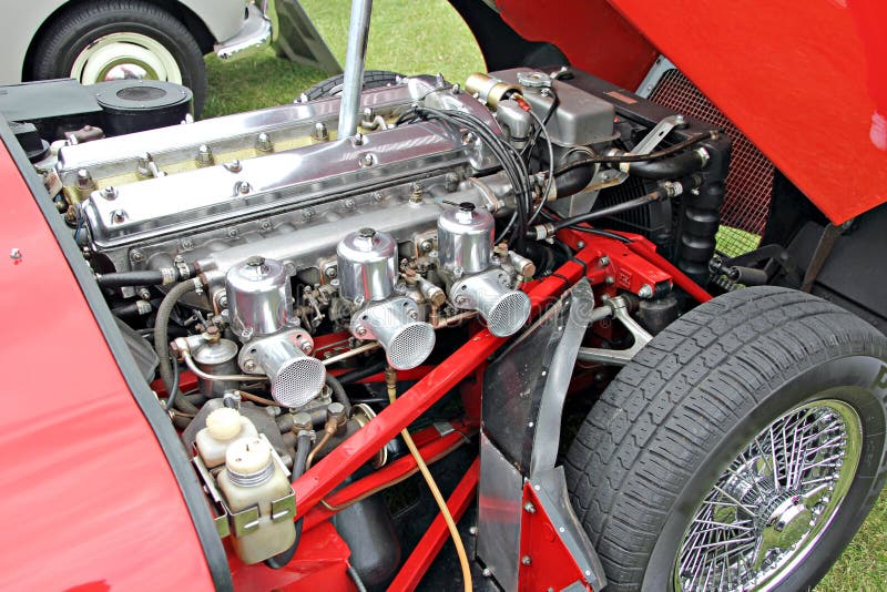 Jaguar High Performance Engine Stock Image - Image of cars, retro: 25425755