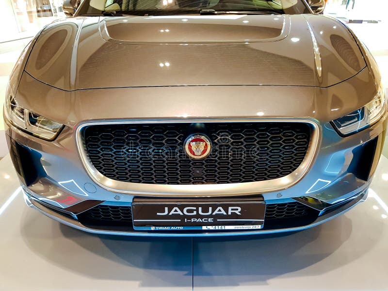 Jaguar I Pace Front View at the Local Mall. Editorial Photography ...
