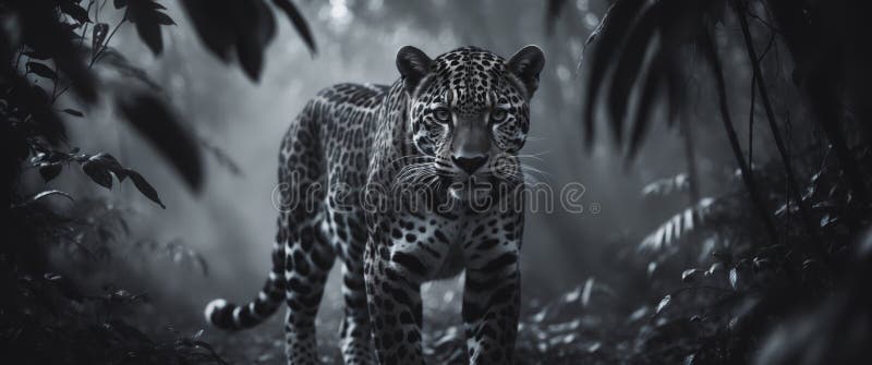 Jaguar Jungle Undomesticated Cat Endangered Stock Image - Image of ...