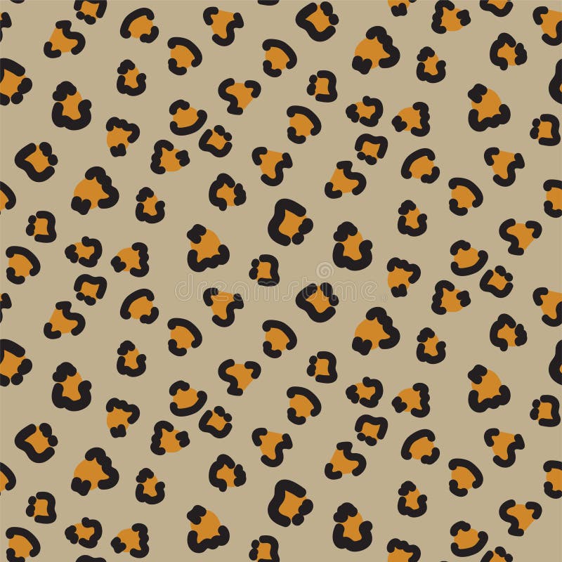 Jaguar Seamless Vector Pattern. Stock Vector - Illustration of nature ...