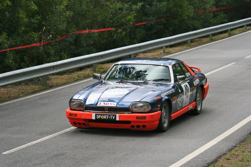 Jaguar XJS Racing at Rampa Da Falperra 2012 Editorial Photo - Image of ...