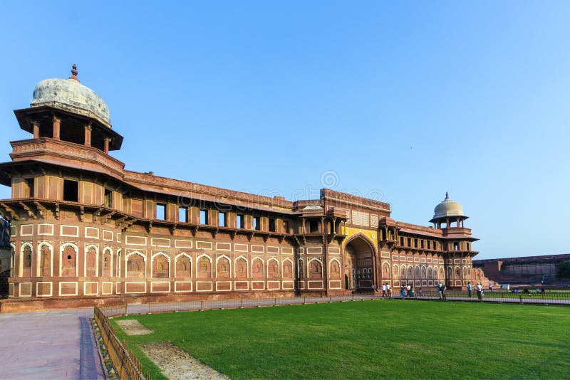 Rotes Fort in Agra, Amar Singh Gate, Indien, Uttar Pradesh ...