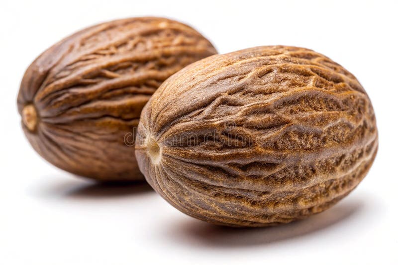 Jaifal Nutmeg â€ Dried, Aromatic, Dark Brown Seed with a Textured Shell ...