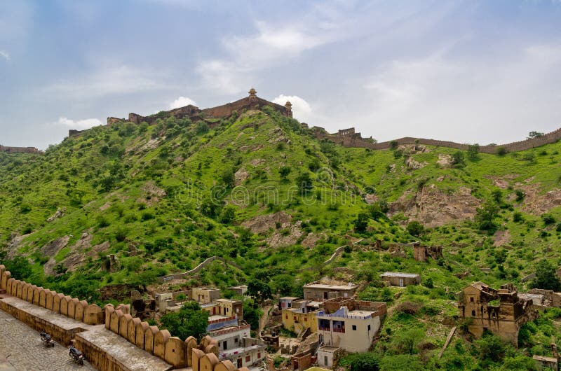 Jaigarh fort stock photo. Image of orange, destination - 36143154