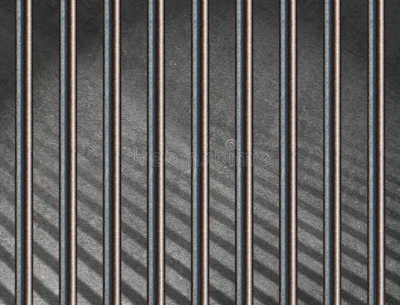 Jail bars stock illustration. Illustration of cell, criminal - 13382889