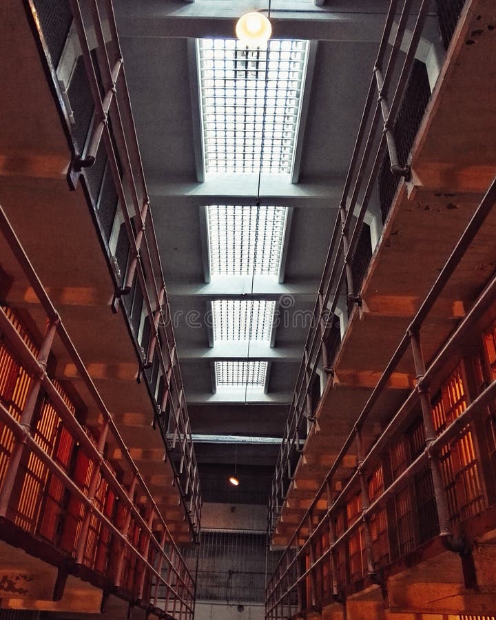 Cell Blocks of a Decommissioned 19th Century Prison Stock Image - Image ...