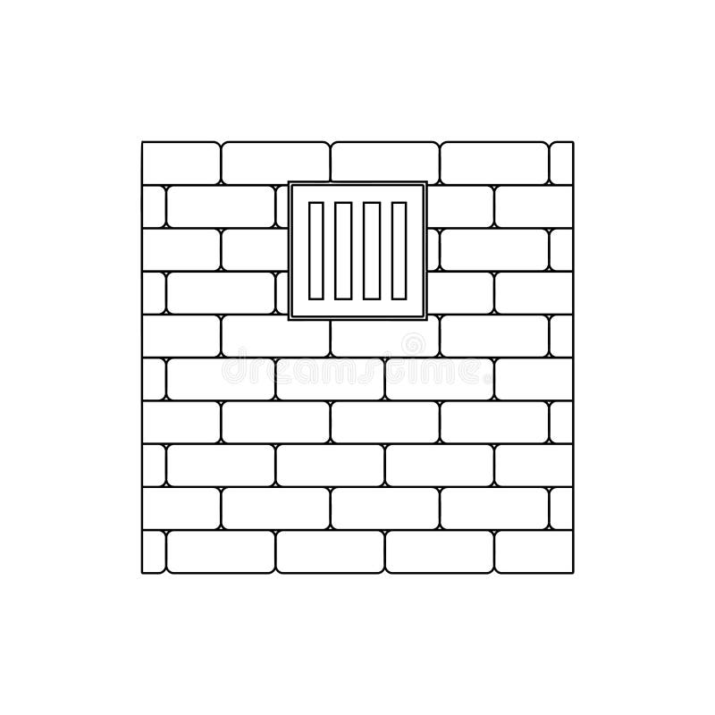Jail Cell Icon. Element of Crime for Mobile Concept and Web Apps Icon ...