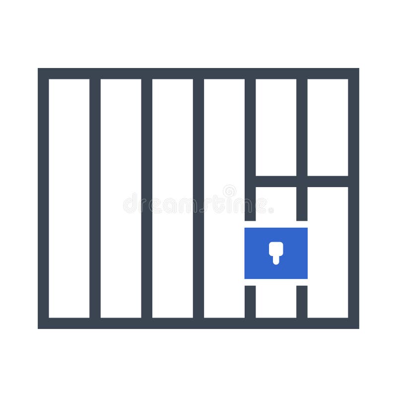 Jail icon stock vector. Illustration of vector, icon - 260609954