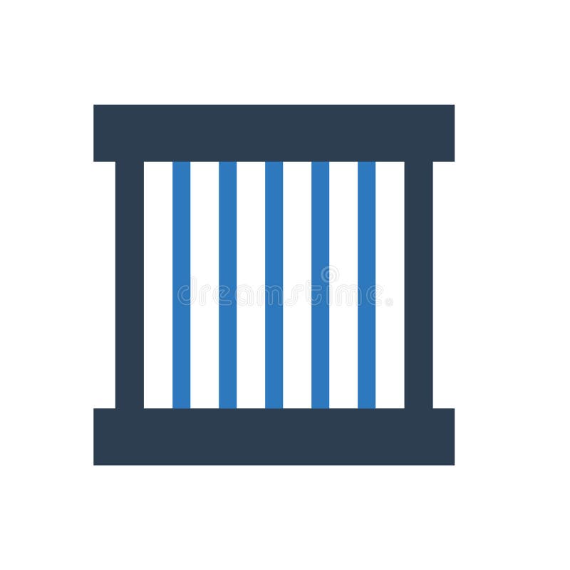 Jail icon - cage icon stock illustration. Illustration of penitentiary ...