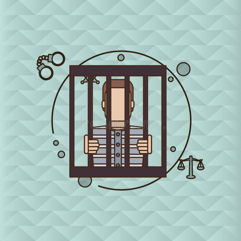 Jail Icon Design, Vector Illustration Stock Vector - Illustration of ...