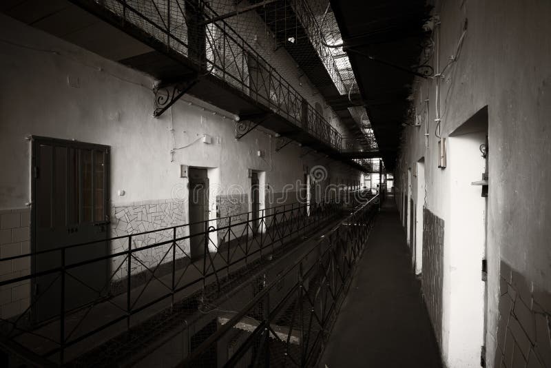 Jail interior stock image. Image of active, jail, cell - 64825049