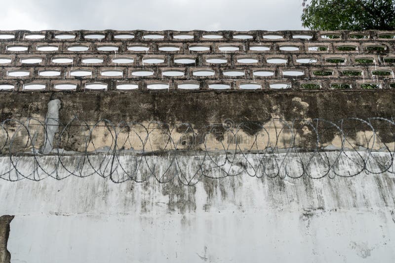 Jail`s Concrete wall stock image. Image of freedom, security - 83289675