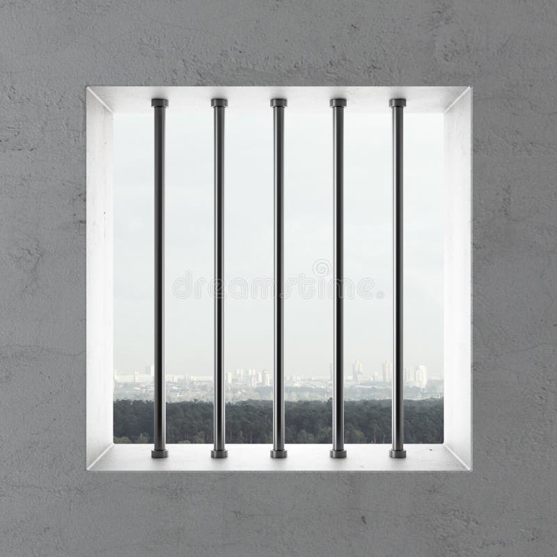 Jail window stock illustration. Illustration of lock - 34406843