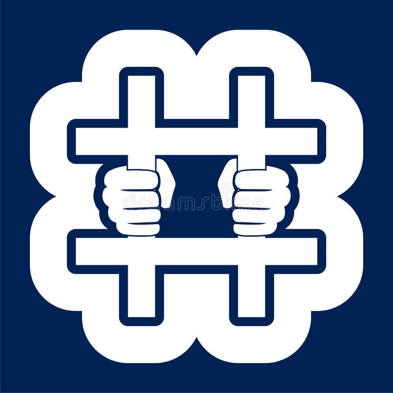 Jailed Icon, Behind Bars Icon - Illustration Stock Illustration ...