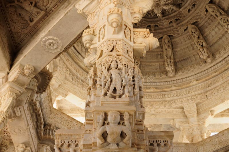 Dilwara Jain Temple stock image. Image of hinduism, india - 24505049