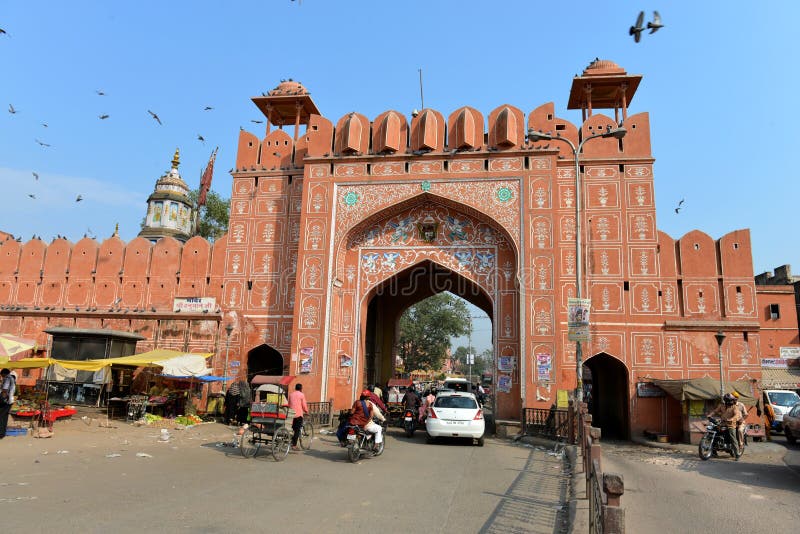 Jaipur Street Scene editorial image. Image of asian, editorial - 28133570