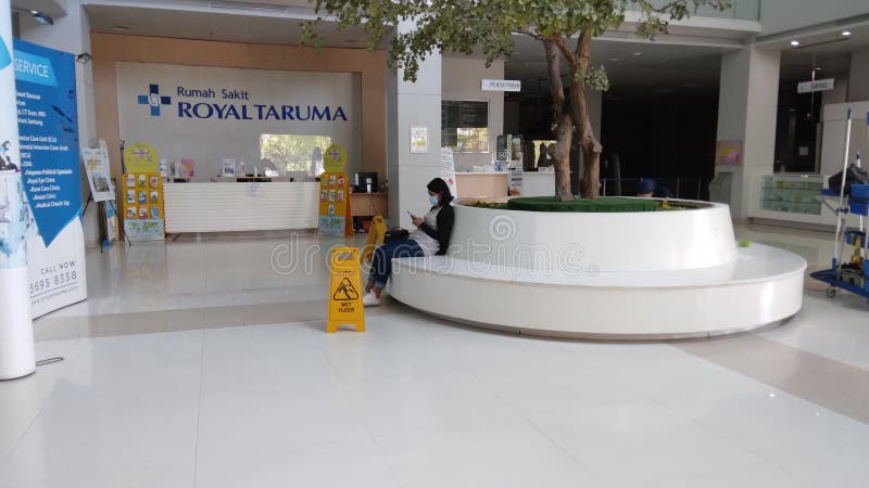 Jakarta, August 15 2021 - Hospital Lobby in West Jakarta Editorial ...