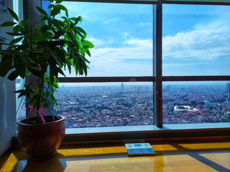 Jakarta, 10 August 2023, View of the 88 Office Tower in the Morning ...